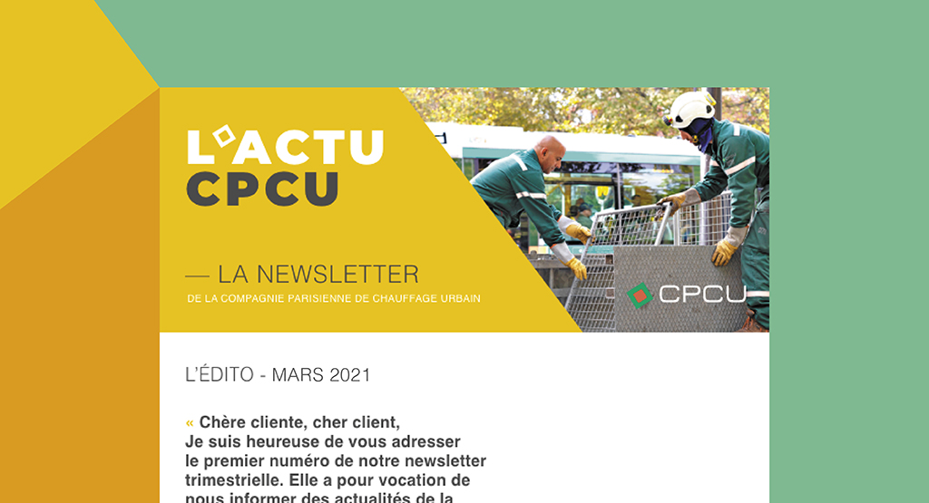 La CPCU lance sa première newsletter dédiée à ses clients - Agence 4août